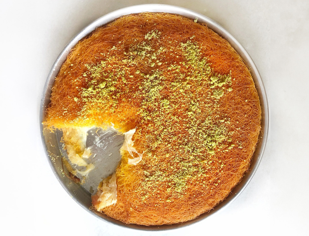 Saffron Custard Kunafa Tart | Vintage Food Corporation Recipe