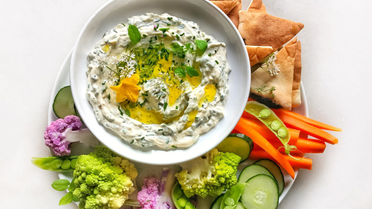 Spiced Labna Dish | Vintage Food Corporation Recipe